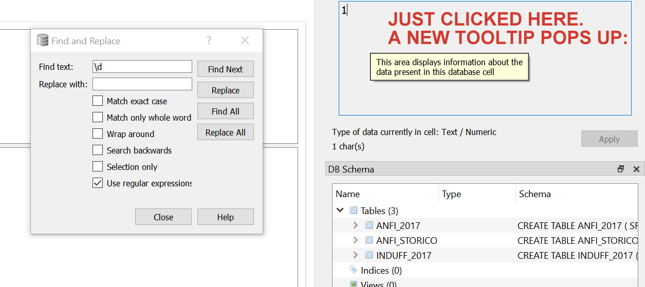 Option to find&replace in selection · Issue #1618 · sqlitebrowser/sqlitebrowser · GitHub