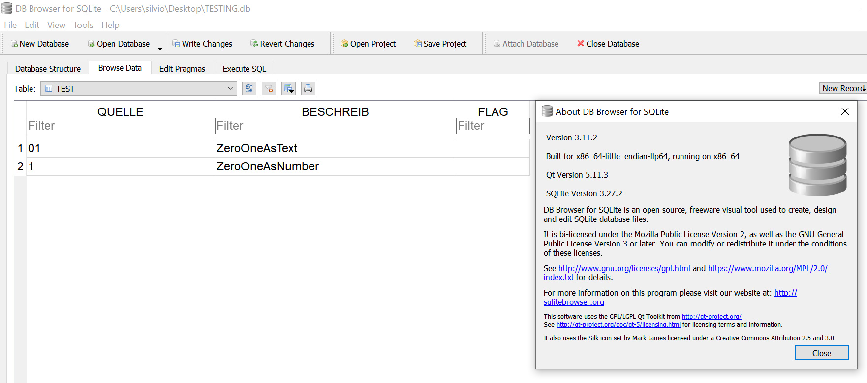 Browse data: Cell aligning inconsistent · Issue #2032 · sqlitebrowser/sqlitebrowser · GitHub