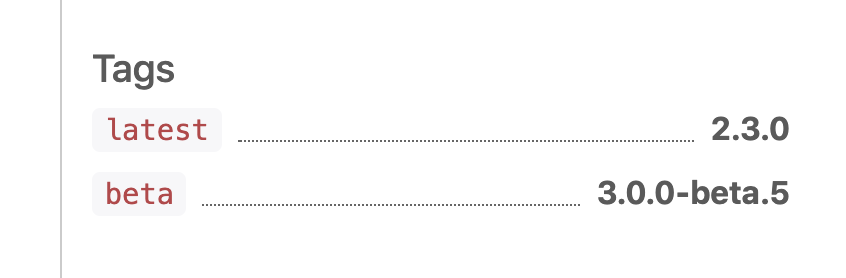 When releasing a new breaking version of a package, could we start with ...