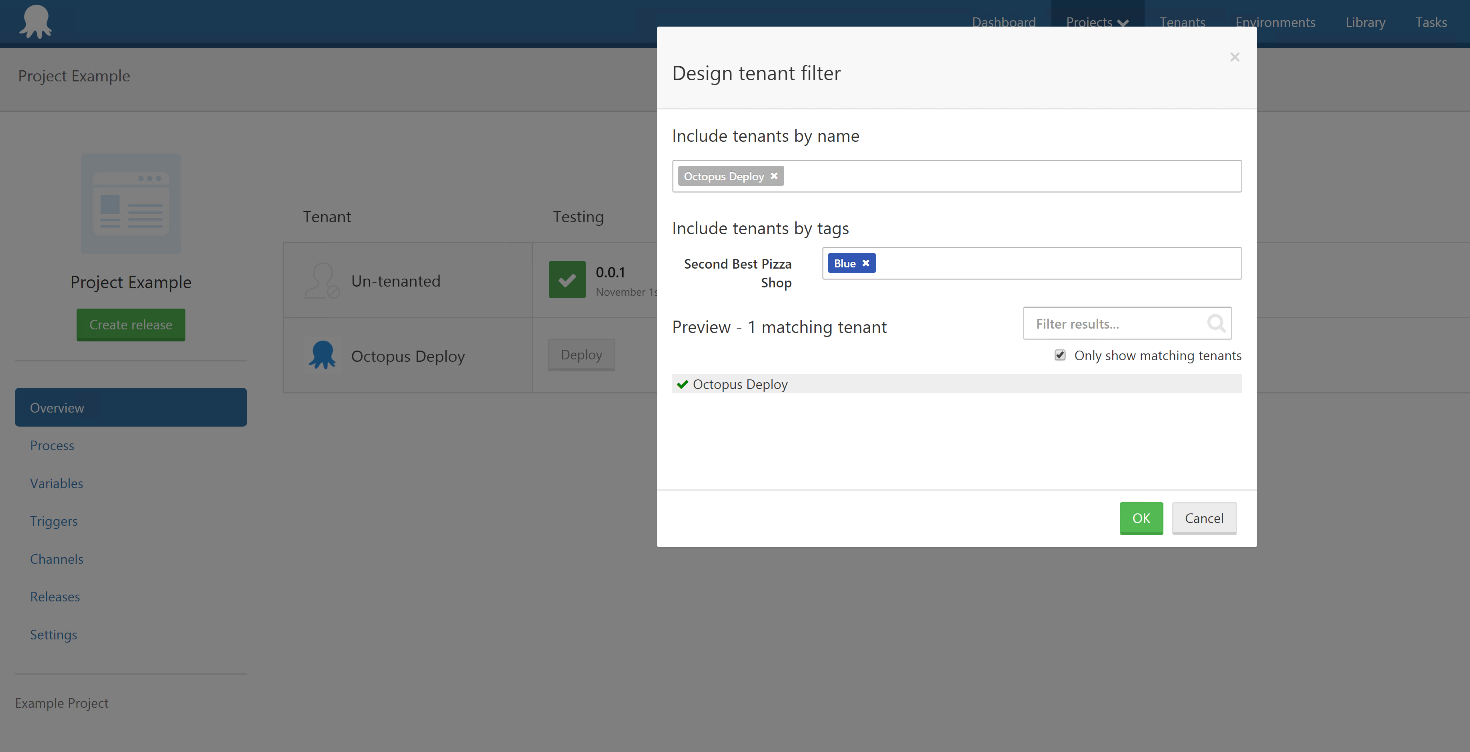 Tenant Filter Issue In Project Overview Screen · Issue 3898 · Octopusdeployissues · Github