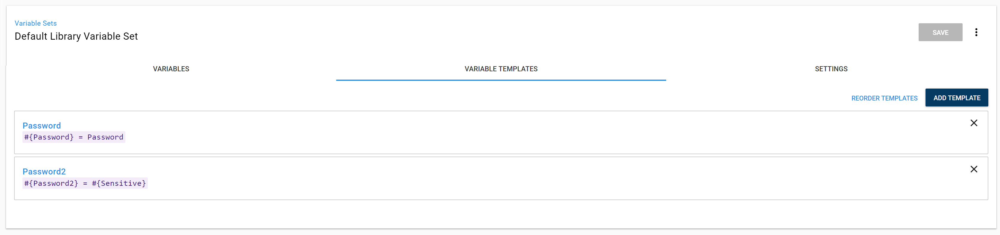 Variable binding expression not appearing in Tenant Common Variables using `Variable Template ...