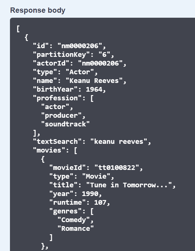 Get actors and get actor by id queries return "type" in the movies array (it shouldn't) · Issue ...