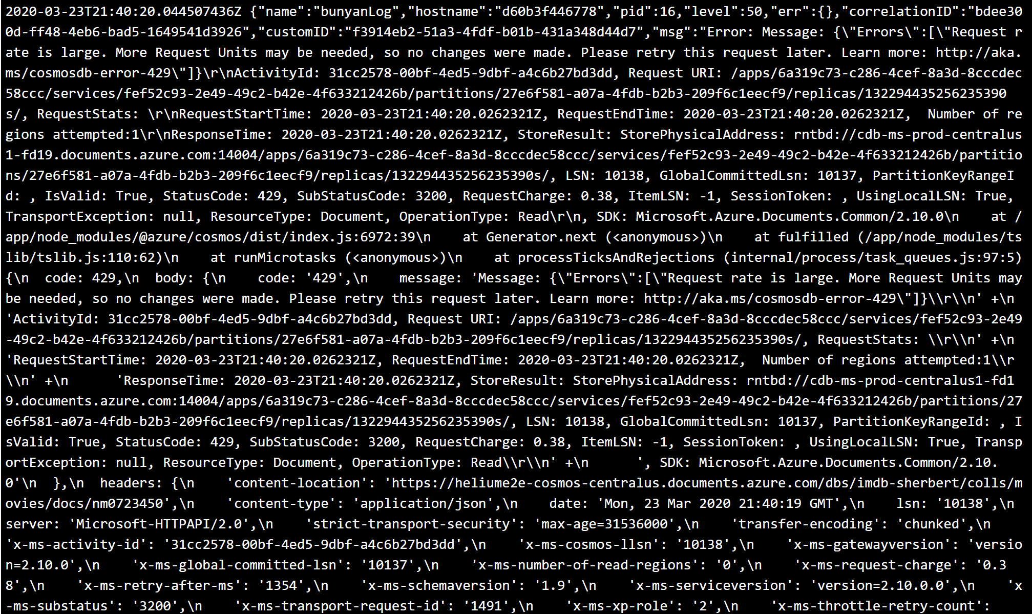 Investigate/fix sherbert's worsening performance · Issue #120 · retaildevcrews/helium-typescript ...
