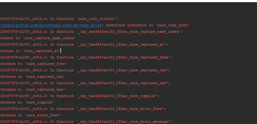 Can not build on Windows · Issue #4 · BurntSushi/rure-go · GitHub