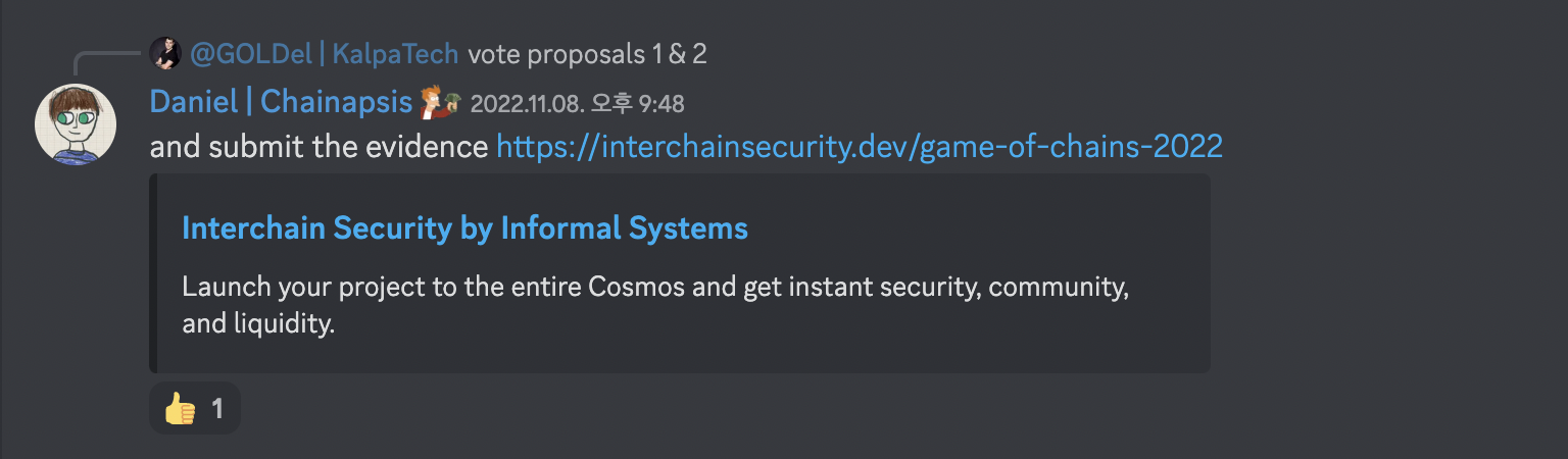 GitHub - daniel-ck89/goc-most-helpful-validator-evidence