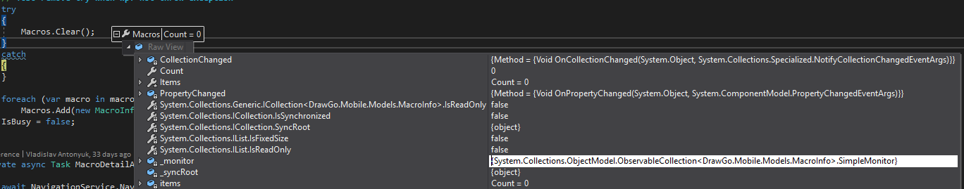 [WPF] NotImplementedException When executing Clear and Remove methods on ObservableCollection ...