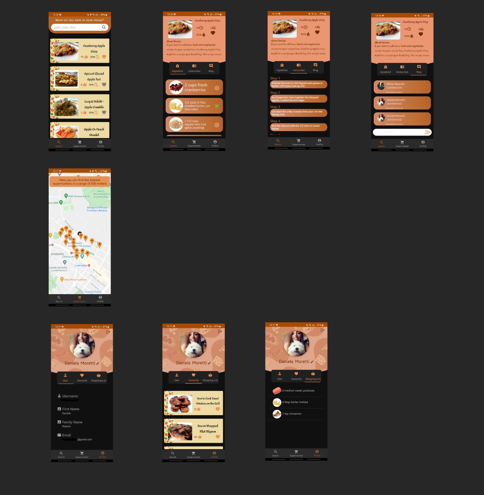 GitHub - danymrt/RecipesApp: Group project for Mobile and Cloud Application Master's Course 2021 ...