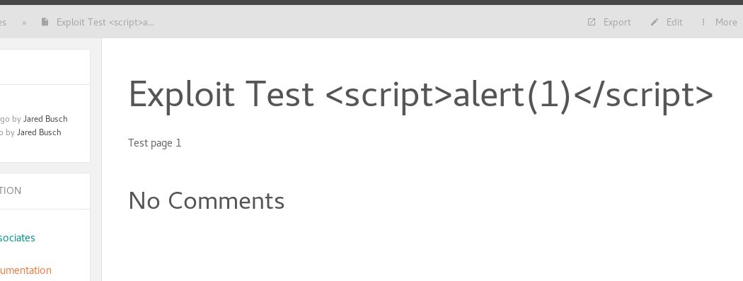 Stored Cross-Site Scripting · Issue #575 · BookStackApp/BookStack · GitHub