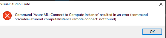 [Triage] Cannot connect to remote compute instance · Issue #1336 · microsoft/vscode-tools-for-ai ...