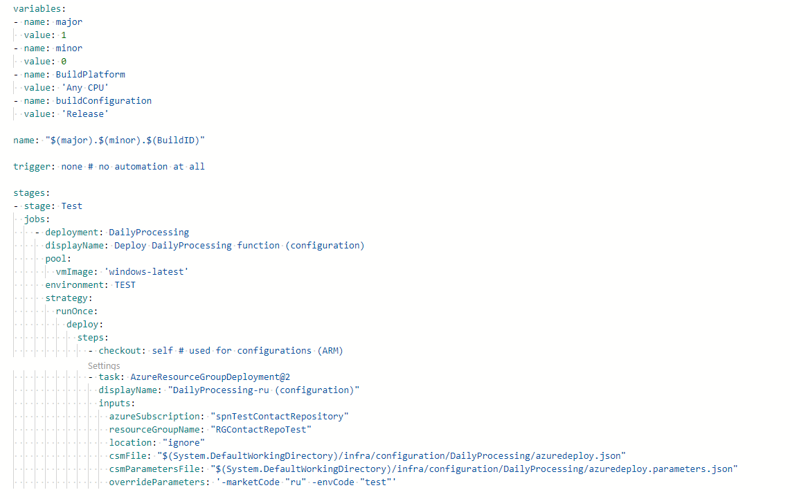 AzureResourceGroupDeployment@2 doesn't support multi-line strings · Issue #14268 · microsoft ...
