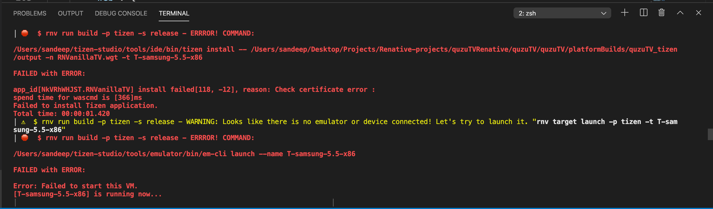 How can we create release build of Android TV, Web OS & tizen? · Issue #485 · flexn-io/renative ...