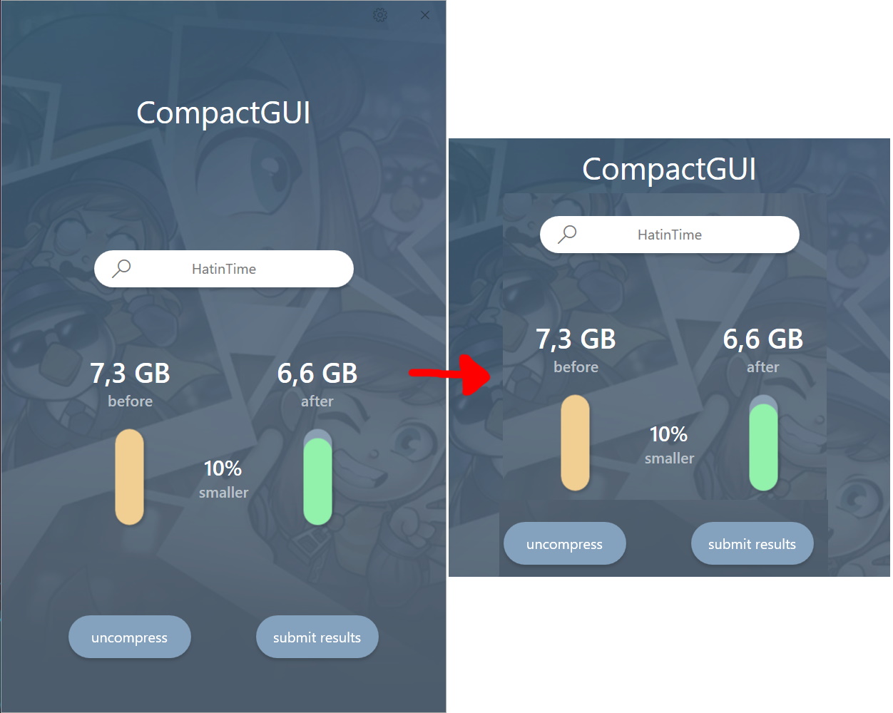 UI is too big to fit on low resolution monitors · Issue #251 · IridiumIO/CompactGUI · GitHub