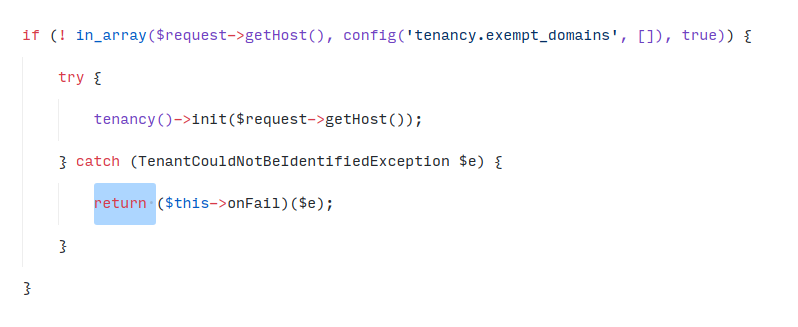 How to redirect to global domain if no tenant is found on subdomain ...