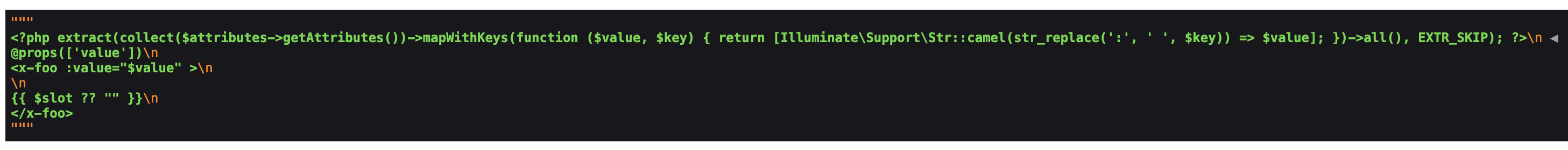 [8.x] Dynamic component HTML encodes props even when it shouldn't · Issue #34346 · laravel ...