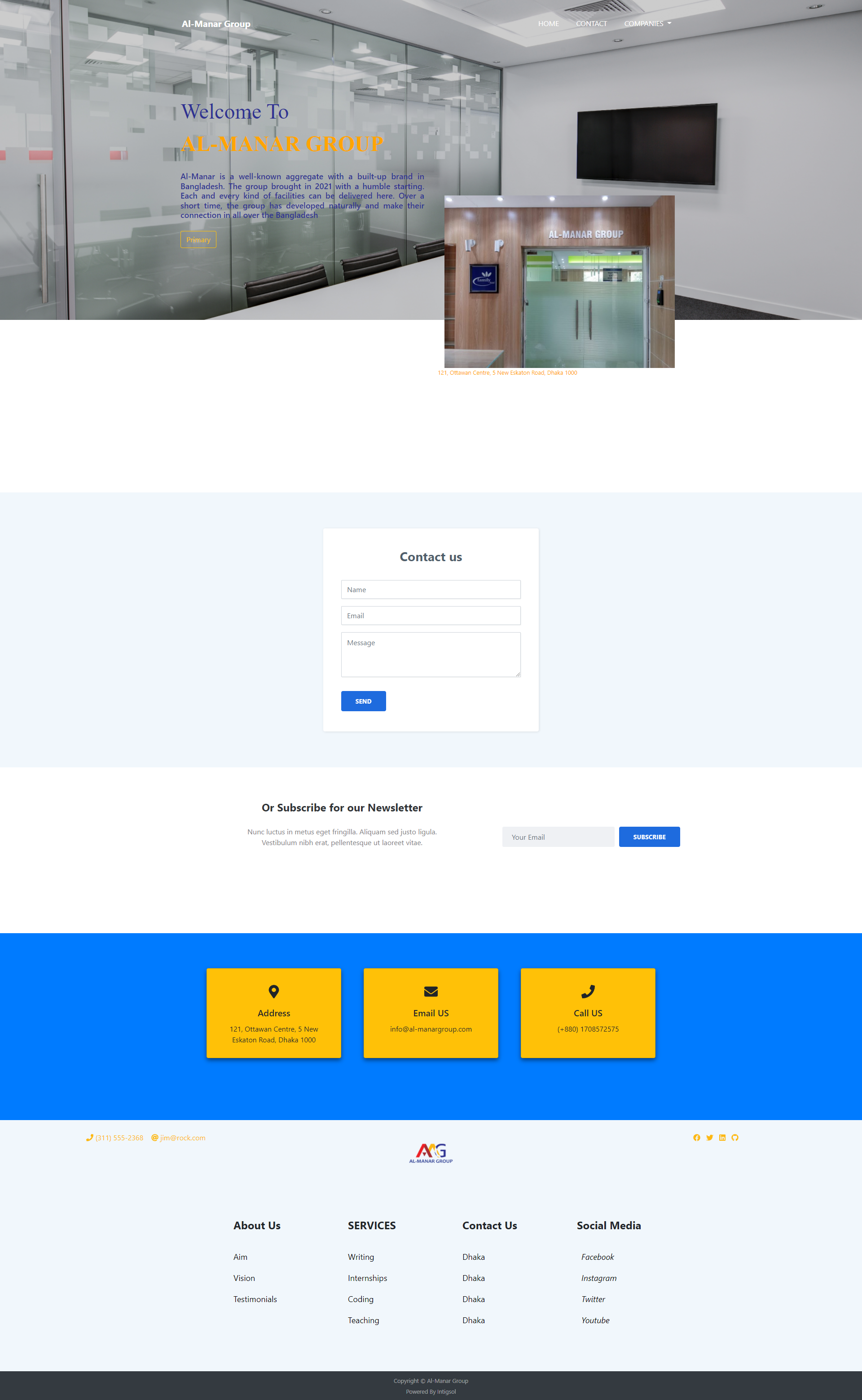 GitHub - OwaliShawon/al-manar-ReactJS: It's a company website build with ReactJS.