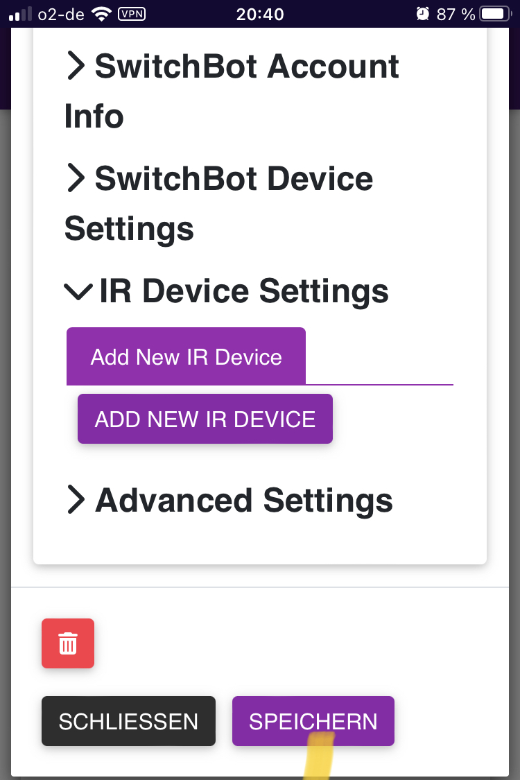 Bug: IR Devices do not send signals · Issue #520 · OpenWonderLabs/homebridge-switchbot · GitHub