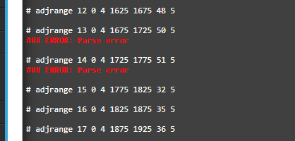 [2.6 (c6cfff47)] parsing error when adjrange for TPA and TPA BP is set ...