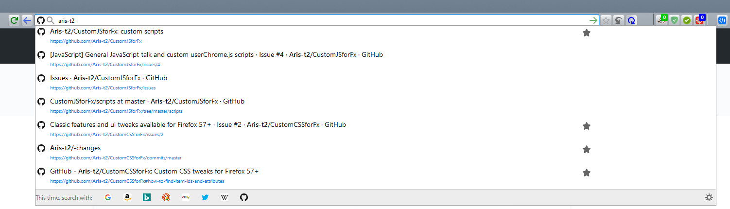 [JavaScript] General JavaScript talk and custom userChrome.js scripts · Issue #4 · Aris-t2 ...