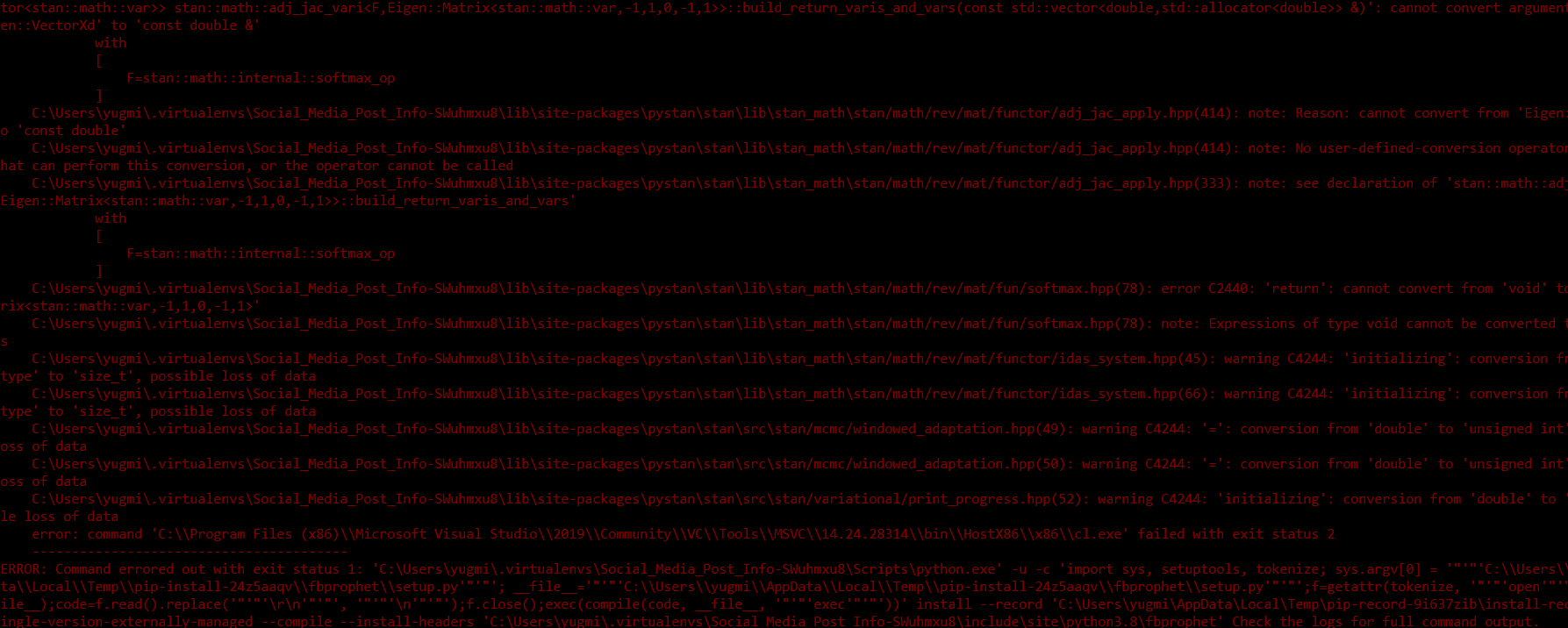 Unable To Install Fbprophet On Heroku Pipenv How Do I Fix Thisi Have Installed Pystan