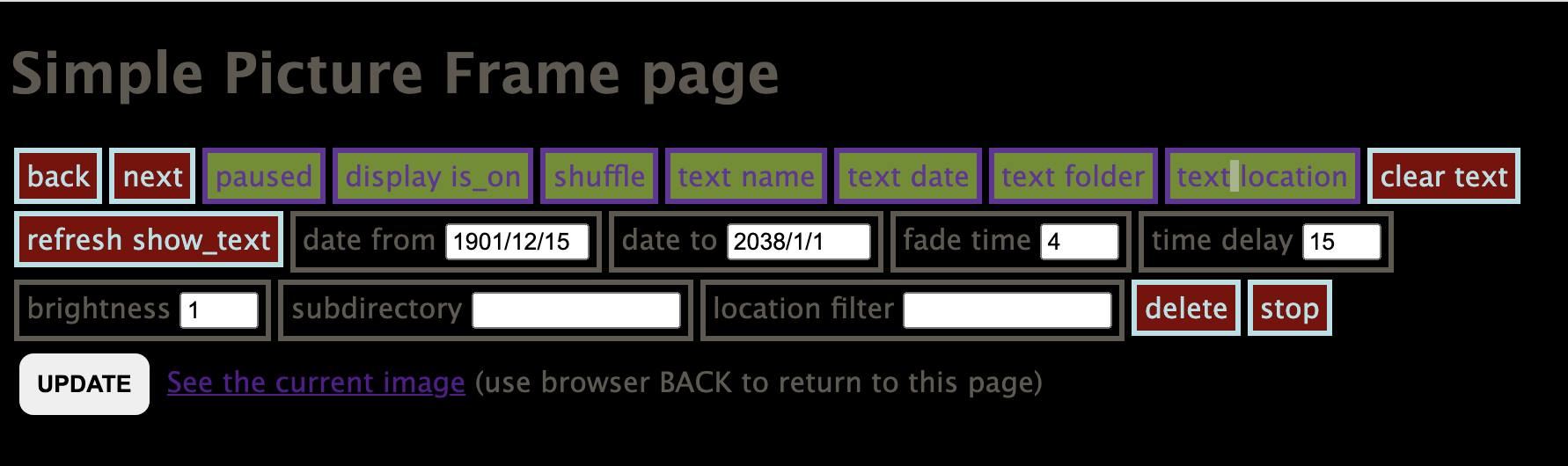 Enhance filter to use logical AND(&&) and OR (||) · Issue #27 · helgeerbe/picframe · GitHub