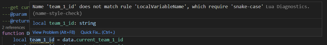 snake_case doesn't support numbers in names · Issue #113 · CppCXY/EmmyLuaCodeStyle · GitHub