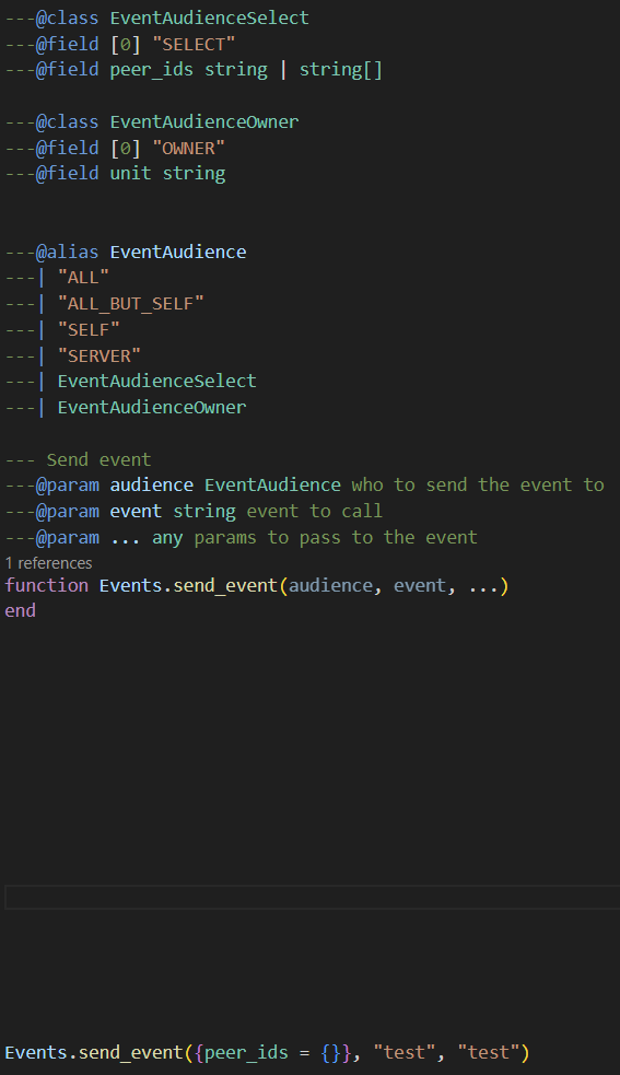 Issues With Event Function Definition · Issue 2279 · Lualslua