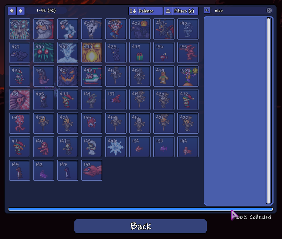 Added "Complete Bestiary" Button Via Tally by RussDev7 · Pull Request ...