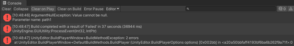 Cannot build sample app with default Gradle bundled with Unity 2019.3.15f1. · Issue #80 ...