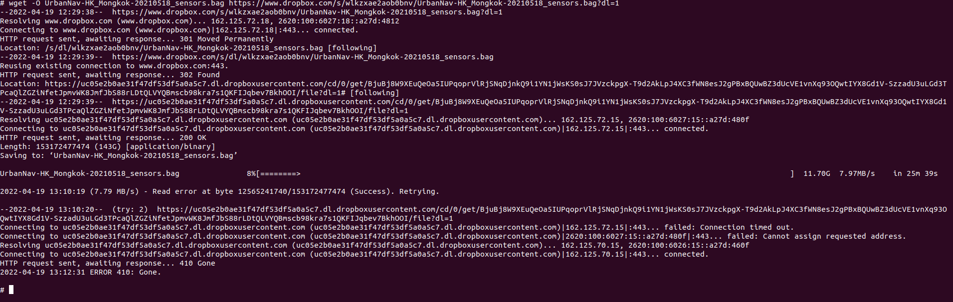 Can't download UrbanNav-HK-Harsh-Urban-1 ROS file · Issue #15 · IPNL-POLYU/UrbanNavDataset · GitHub
