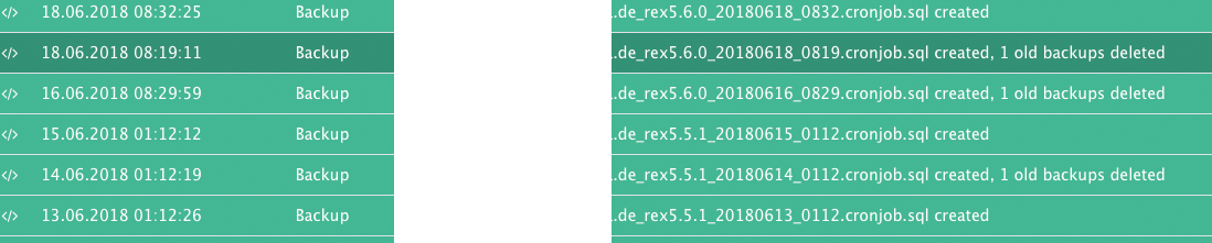 Cronjob: alte Backups löschen funktioniert nicht · Issue #1765 · redaxo/redaxo · GitHub
