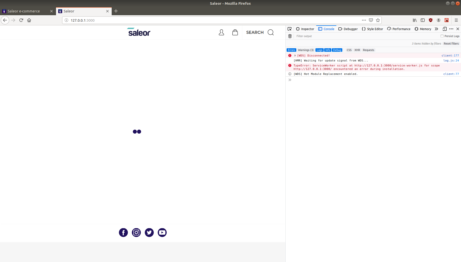 Error in connecting to backend · Issue #364 · saleor/saleor-storefront ...