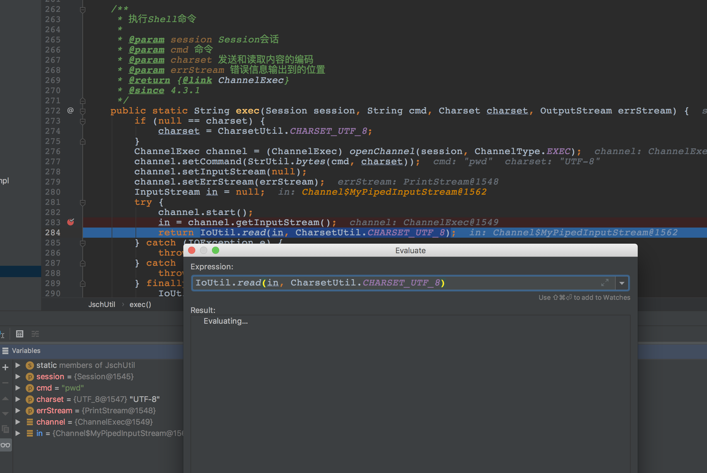 JschUtil . IO阻塞 · Issue #665 · dromara/hutool · GitHub