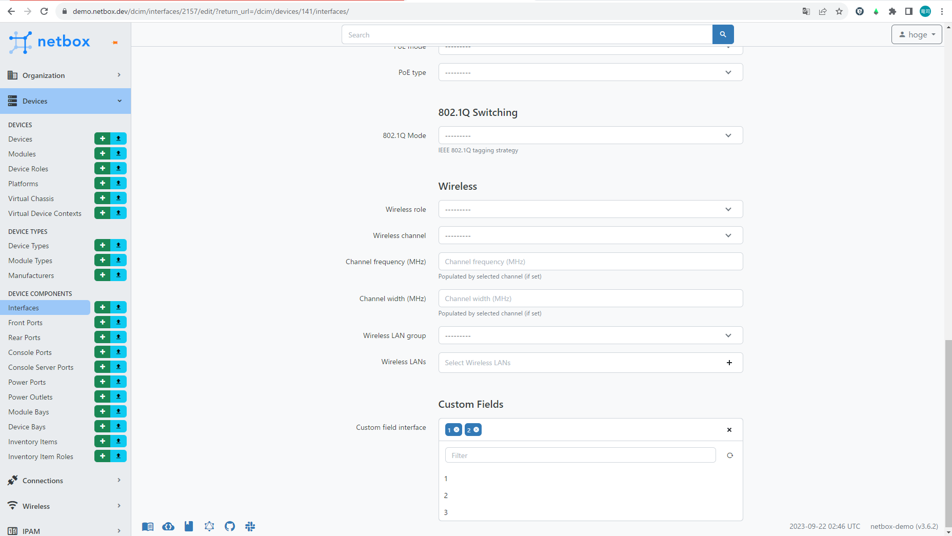 Element Search Bug In Custom Fields · Issue 13859 · Netbox Community 