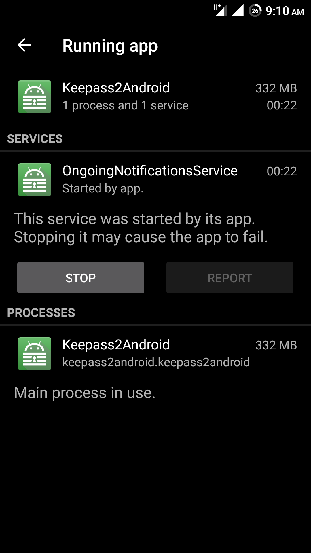 High Memory usage using Quick Unlock · Issue #70 · PhilippC/keepass2android · GitHub