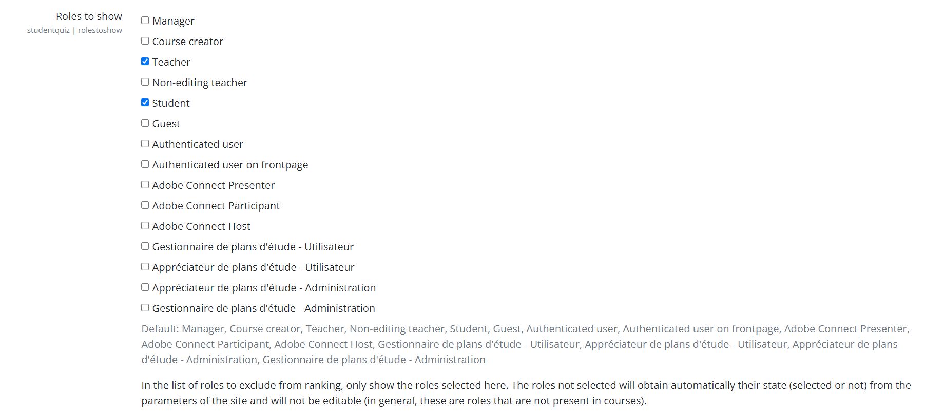 Limit the roles to show in the parameter of the activity by taboubi · Pull Request #350 ...