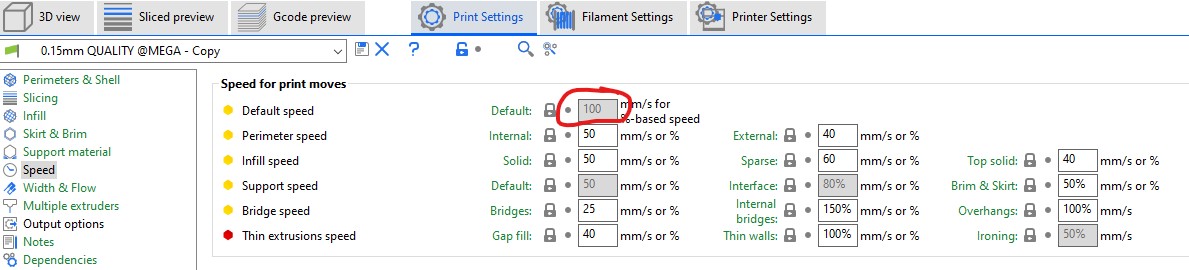 Change default speed setting · supermerill SuperSlicer · Discussion ...