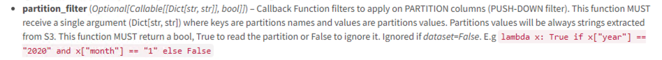 Function read_parquet throws an error for an 'and' clause in the partition_filter parameter ...