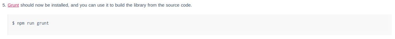 contributor_docs/README.md and p5js website mention npm run grunt · Issue #5872 · processing/p5 ...
