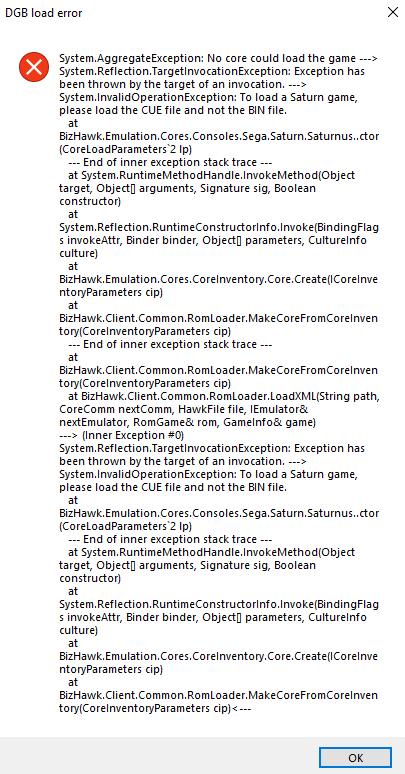 Loading multidisc Saturn throws an exception · Issue #2557 · TASEmulators/BizHawk · GitHub