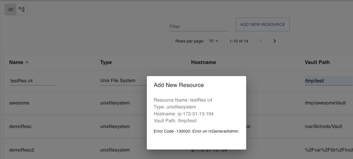 New Resource Fields Should Be Sanitized · Issue 61 · Irods Irods Client Zone Management Tool