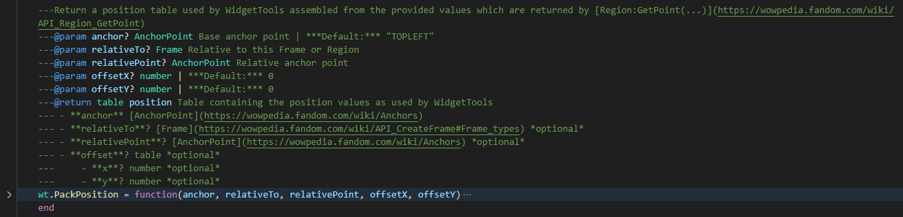 Entire annotation blocks don't fold together in their entirety (as they ...
