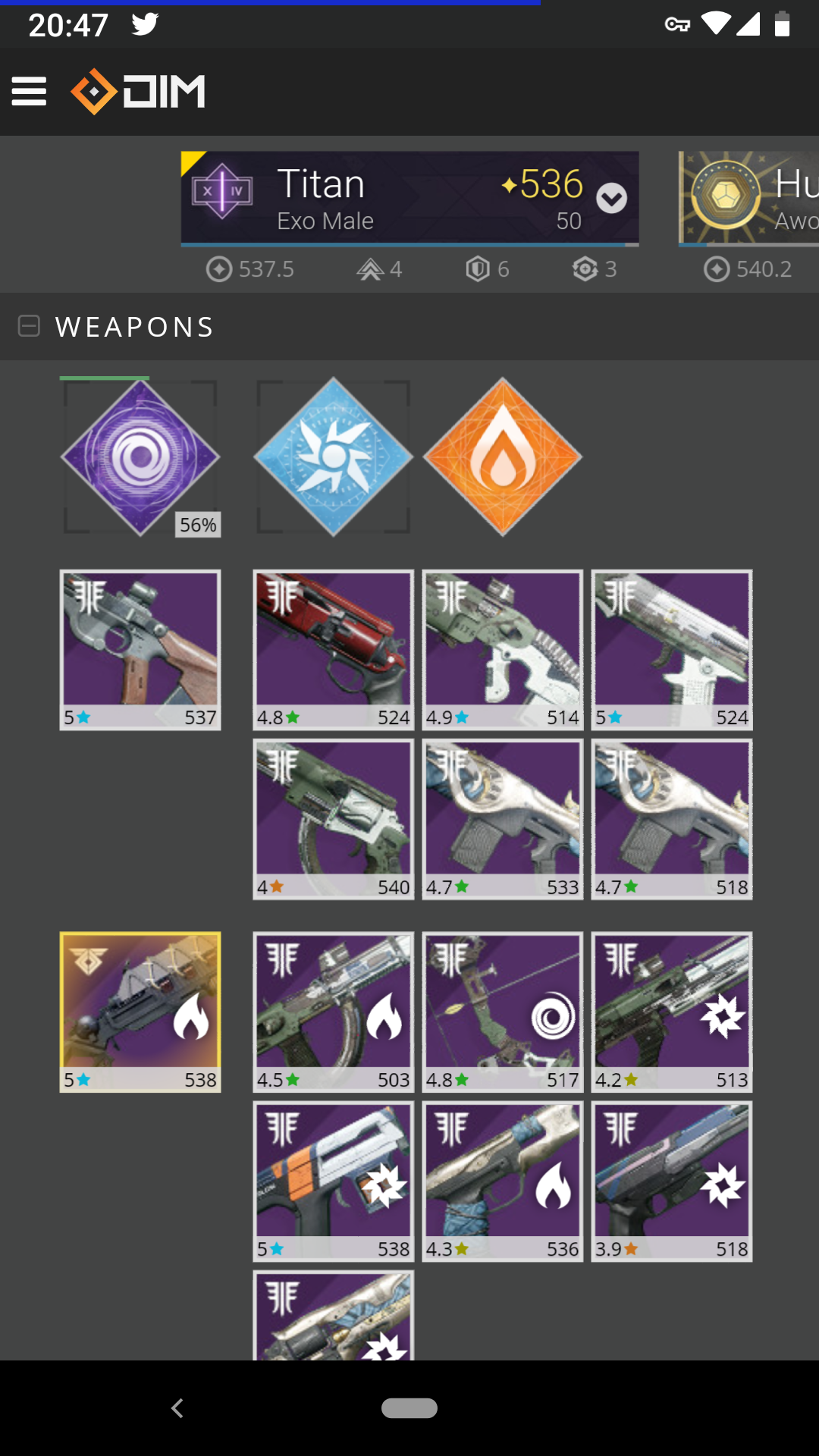 Sliding to other characters not showing inventory after loading up - Galaxy S6 Edge · Issue ...