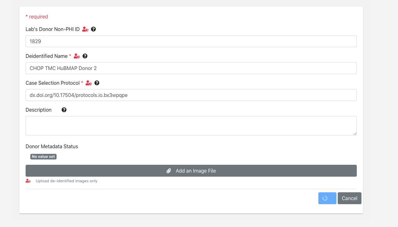 triage: New donor registration 'spins' and does not complete · Issue #2186 · hubmapconsortium ...