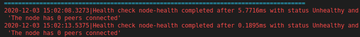 Disable logging Unhealthy status in console · Issue #695 · Xabaril/AspNetCore.Diagnostics ...