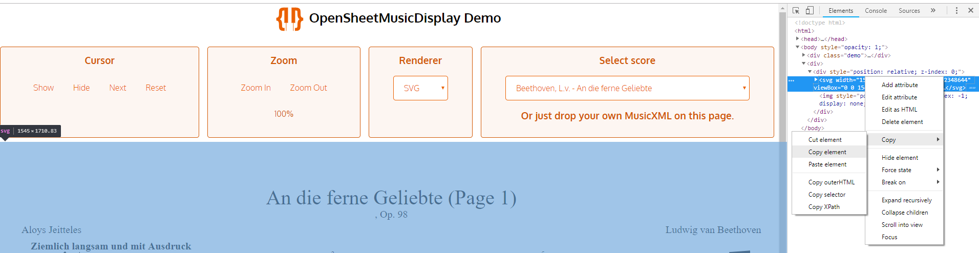 Export svg files · Issue #437 · opensheetmusicdisplay ...