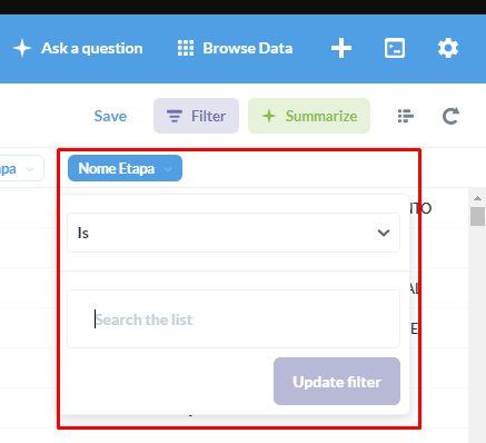 Problema no filtro dropdown list · Issue #16062 · metabase/metabase ...