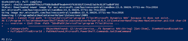 New NavContainer find path error docker · Issue #429 · microsoft/nav-docker · GitHub