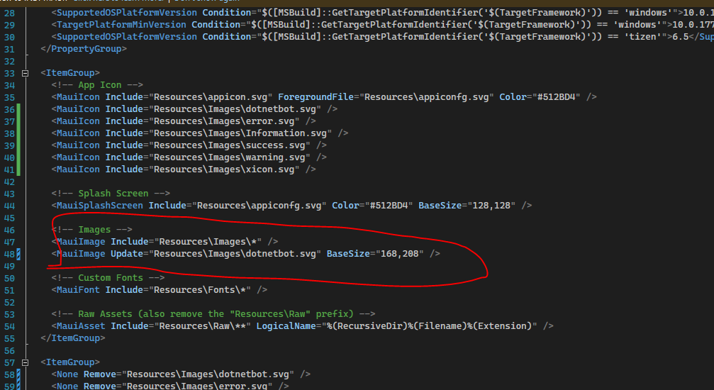 App Icon not found error in Android app · Issue #5652 · dotnet/maui ...