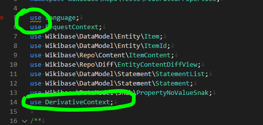 Use statements added by quickfixes always add to the bottom of the list not alphabetically ...