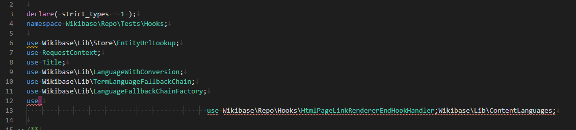quickfix adding use statement can add it in the wrong place · Issue #87 ...
